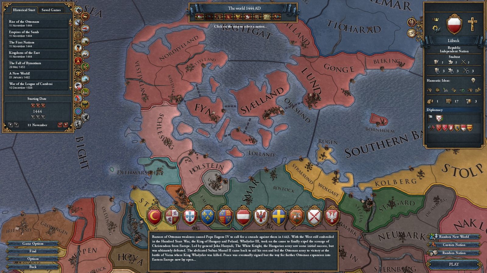 The Young Men of Lubeck: A Europa Universalis 4 Walkthrough