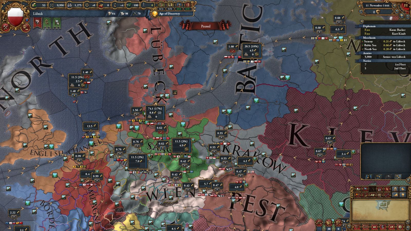 The Young Men of Lubeck: A Europa Universalis 4 Walkthrough